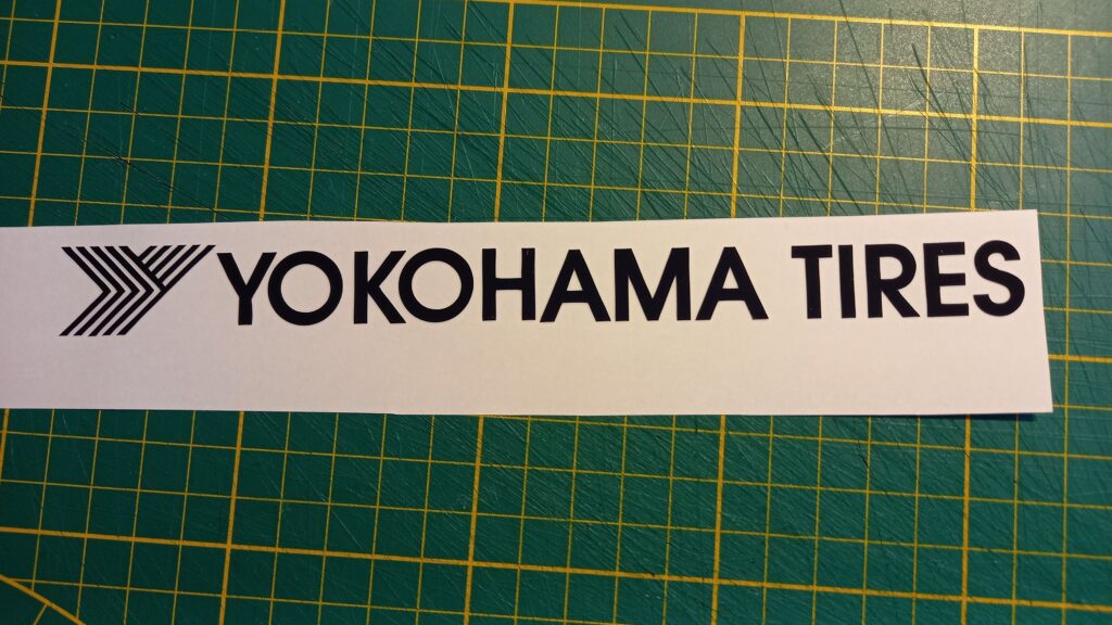 Sticker Yokohama Tires - Rétro Passion Story